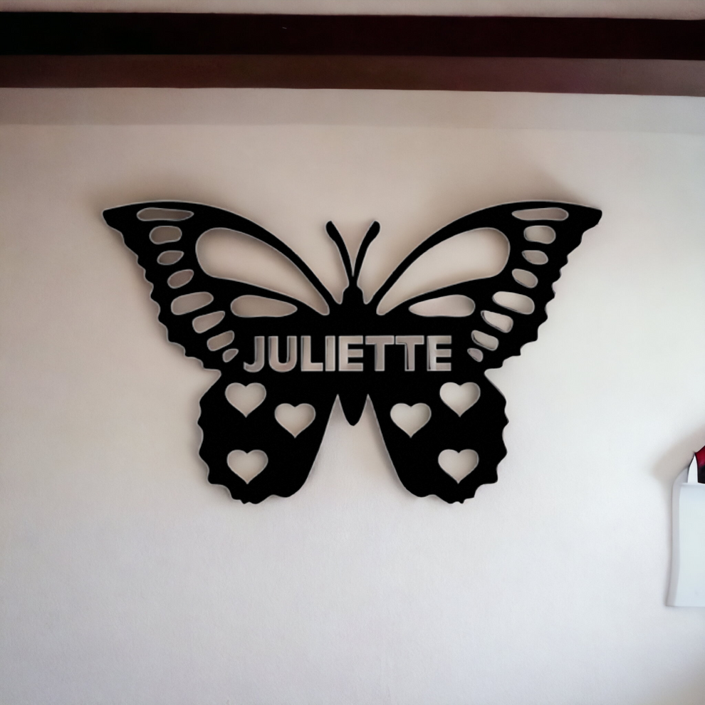Décoration Murale Papillon Personnalisée – PersoDeco